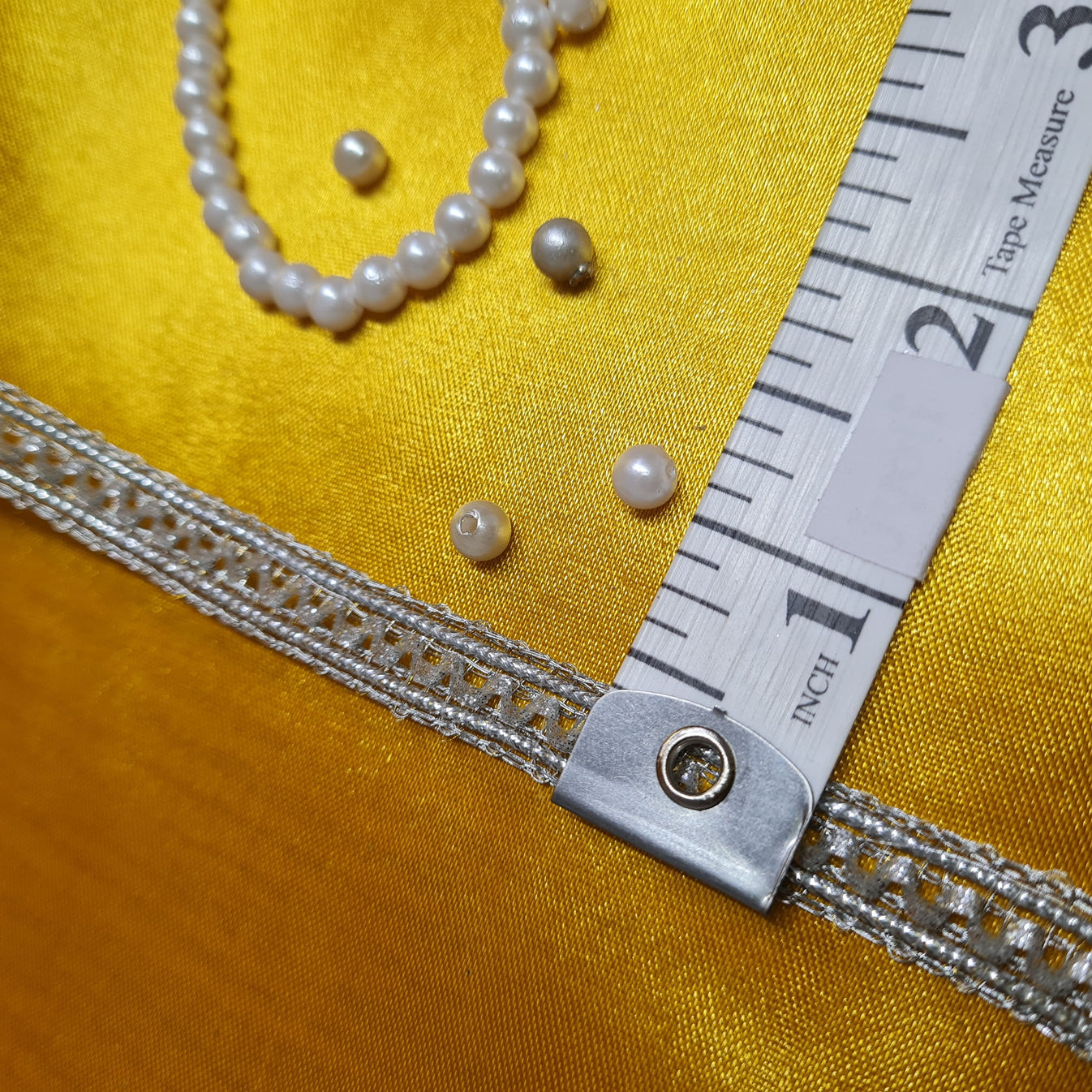 Buy Classic Silver Piping Lace Online at TradeUNO – TradeUNO Fabrics