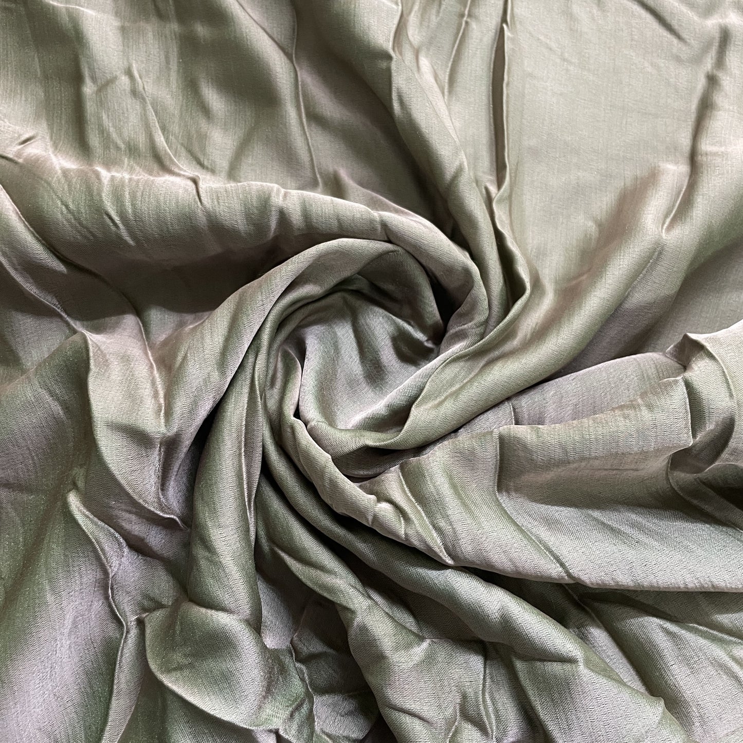 Buy Classic Grey Green Solid Bemberg Silk Online – TradeUNO Fabrics